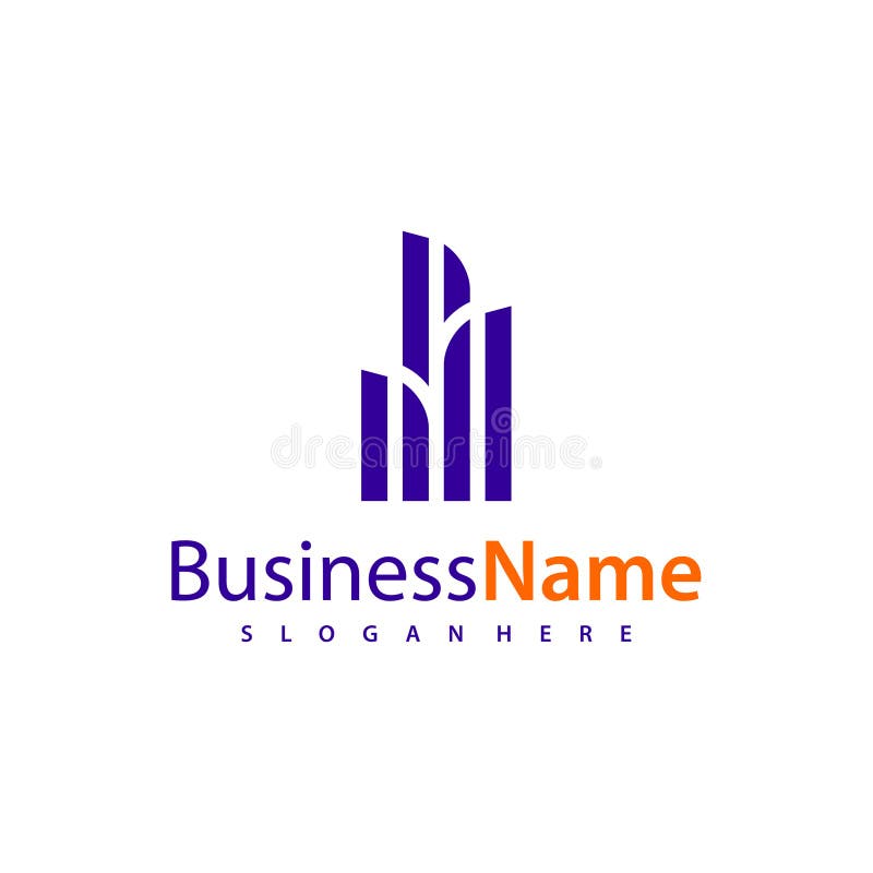 Modern City Logo Design Vector Illustration, Creative Building Logo ...