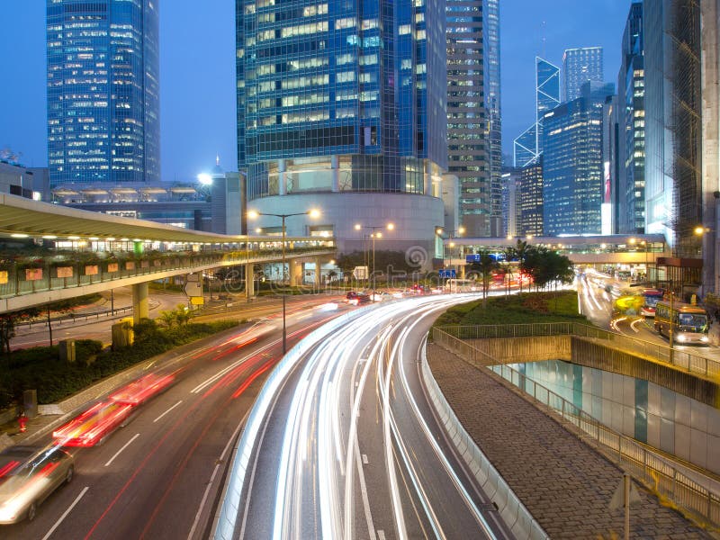 Modern City at Night stock image. Image of cityscapes - 19768915