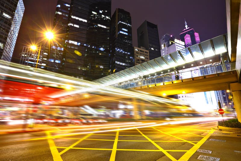 Modern city at night stock image. Image of cityscape - 20235663
