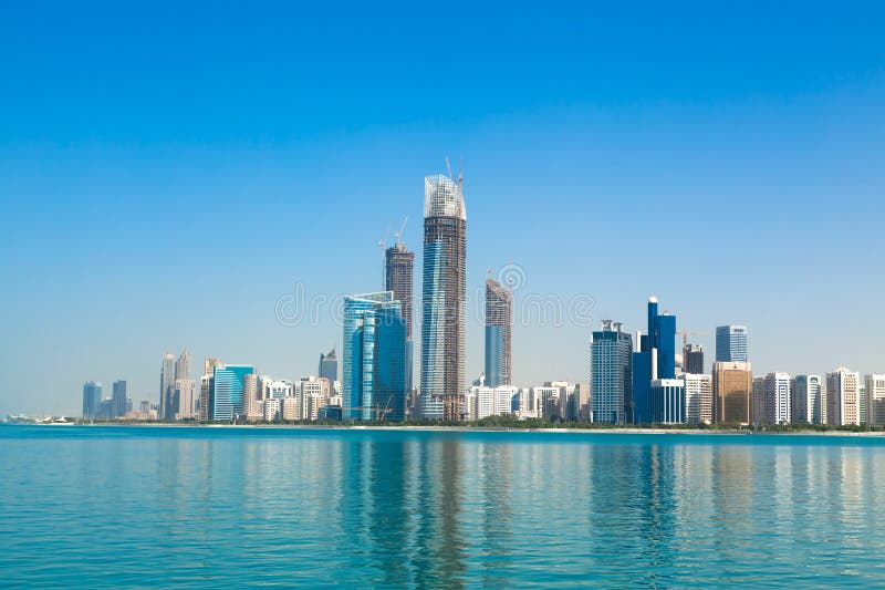 Modern city quay stock image. Image of reflection, modern - 16875443