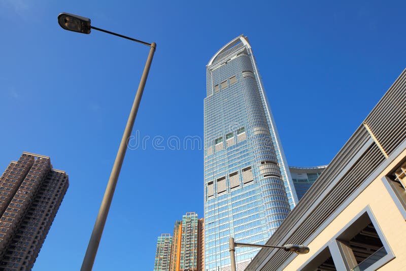 Modern city skyline stock image. Image of kong, modern - 38181231