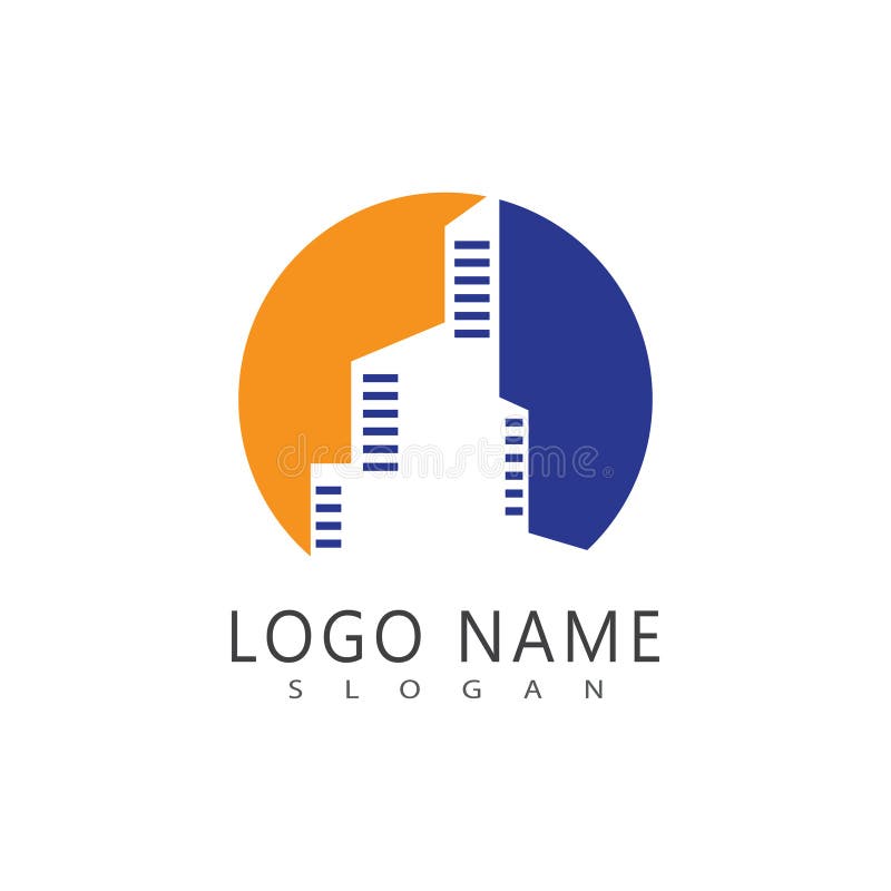 Modern City Skyline Vector Illustration in Flat Design Stock Vector ...