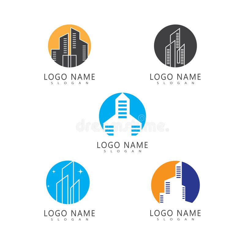 Modern City Skyline Vector Illustration in Flat Design Stock Vector - Illustration of design ...