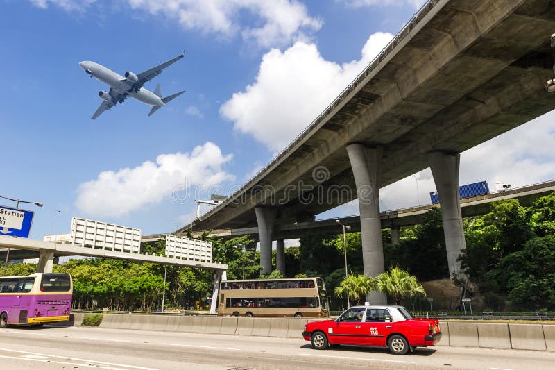 Modern City Viaduct Under Blue Sky Stock Image - Image of life, flyover ...