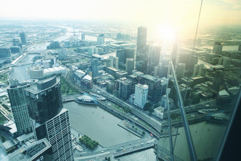 Modern city view stock photo. Image of architecture, skyline - 48626134