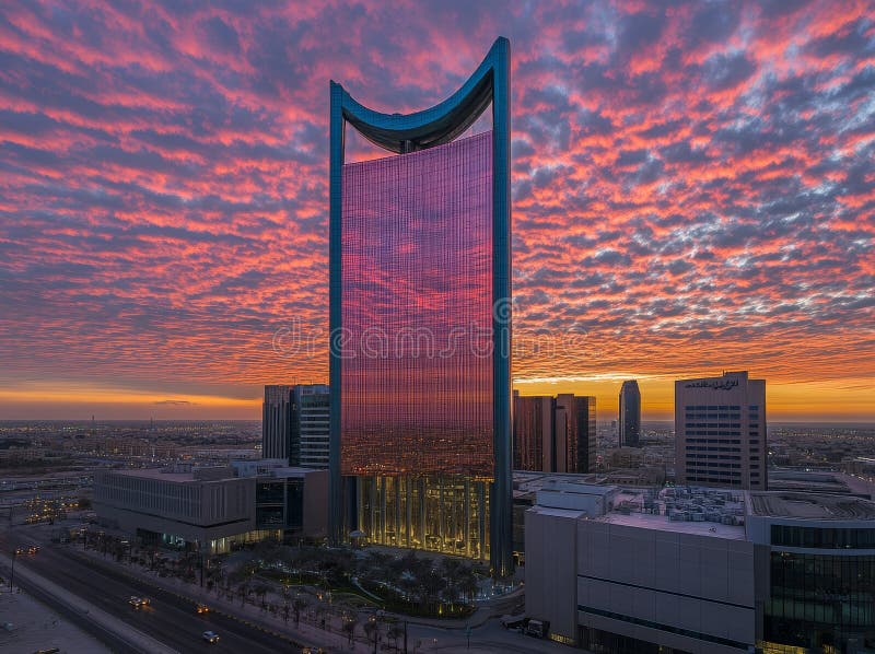The Modern Cityscape of Riyadh, Saudi Arabia, is Presented in Stunning ...
