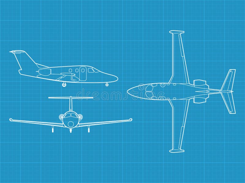Modern civil airplane stock vector. Illustration of parcel - 25487131