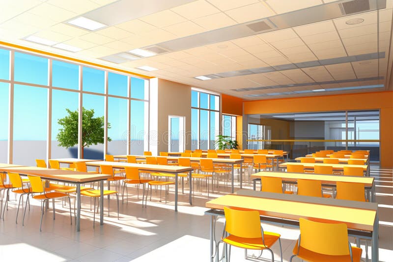 Modern Classroom All Around Sharpness Detail Photography Stock ...