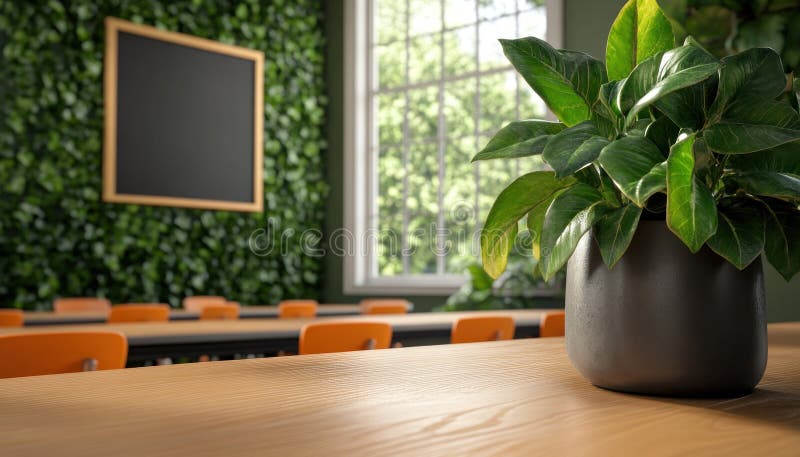 Modern Classroom Design Vibrant Desks, Collaborative Learning, and Engaging Curriculum Projects ...