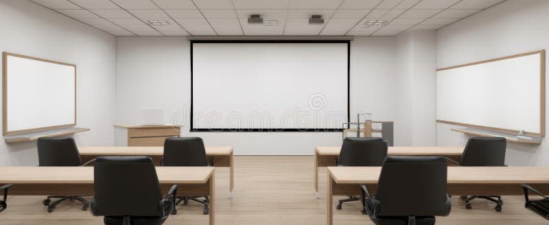 The Modern Classroom Featuring Flexible Seating and Large Projection ...