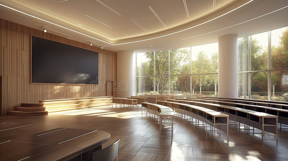 Modern Classroom View of the Blackboards. Back To Shool Consept Stock ...