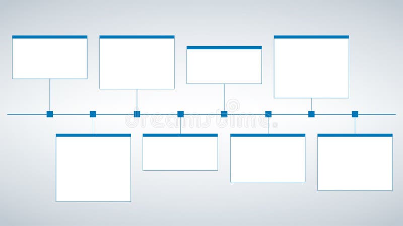 Modern Clean Business Style Timeline Template. Vector. Can Be Used for ...
