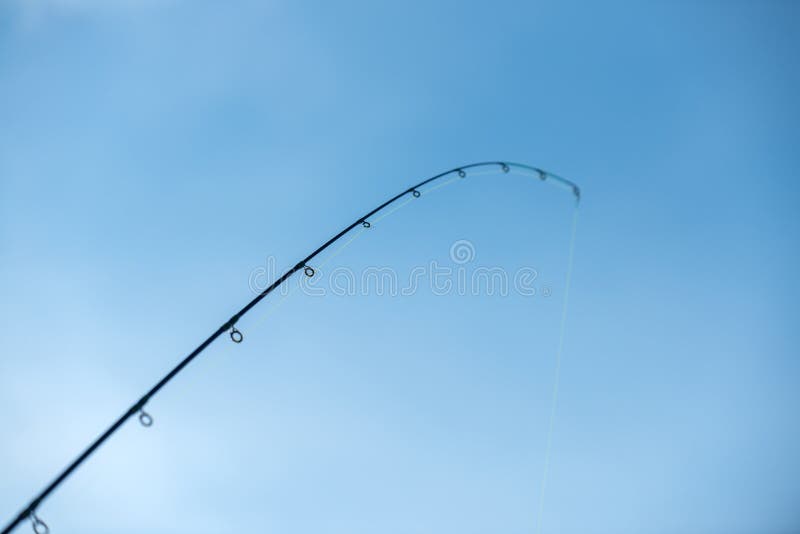 Modern Clean Fishing Rod Outdoors Stock Photo - Image of summer, spring ...