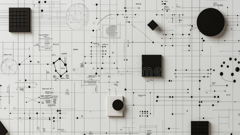 A Modern and Clean Pattern of Mathematical Equations, Matrices, and ...