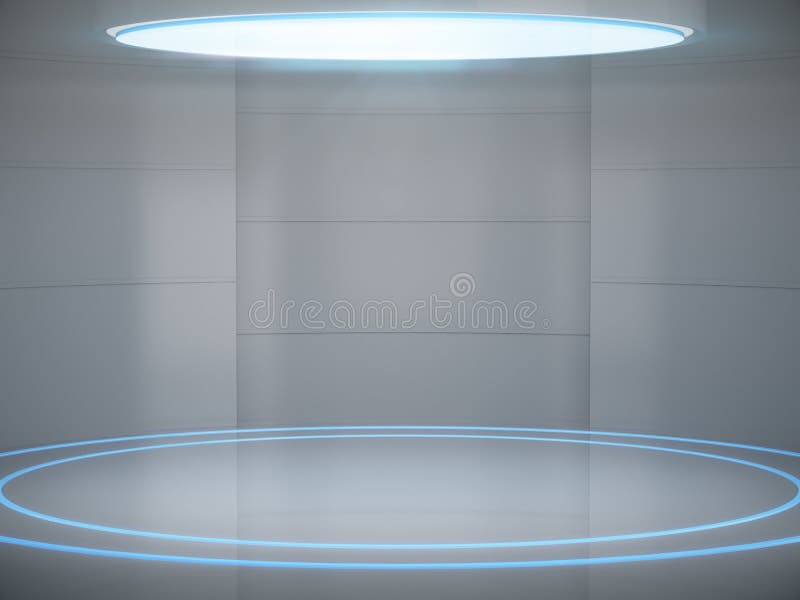 Modern Clean Research Laboratory, Empty Room with Window Light. Stock ...