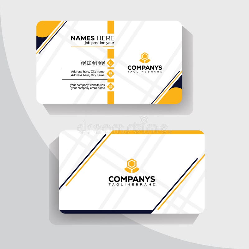 Modern Clean and Simple Business Card Template.Unique and High-Quality ...