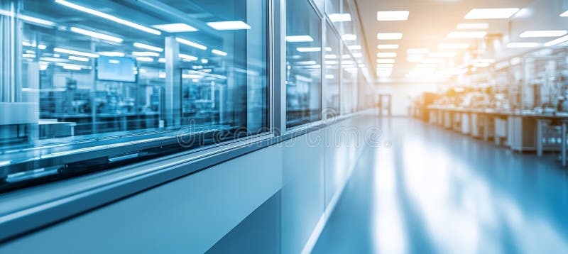 Cleanroom with High-tech Medical Robots Working on a Patient Stock ...
