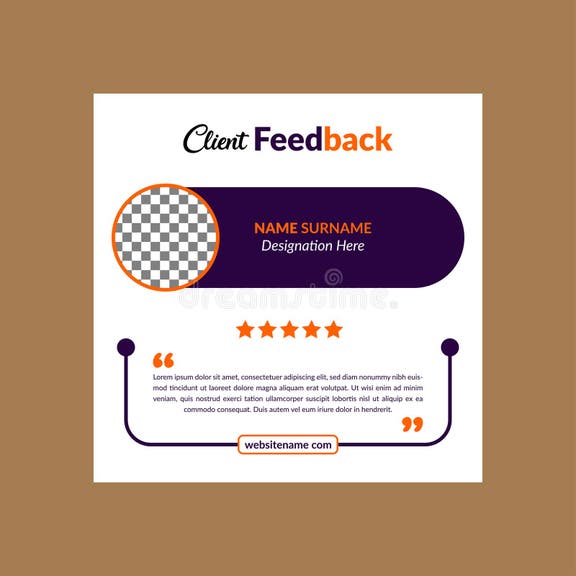 Modern Client Testimonial Design. Elegant Template Display for ...
