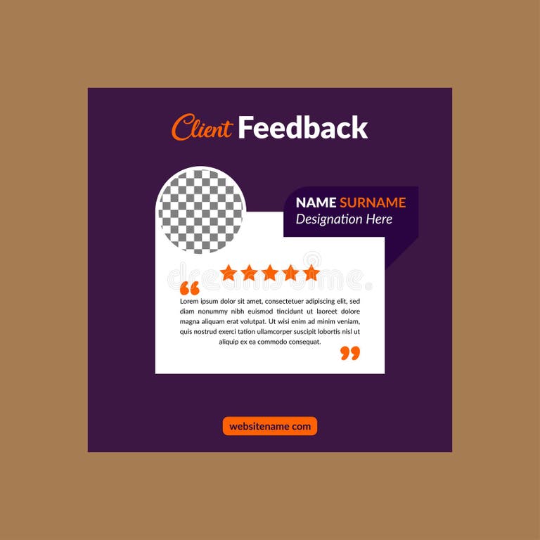 Modern Client Testimonial Design. Innovative Layout Display for ...