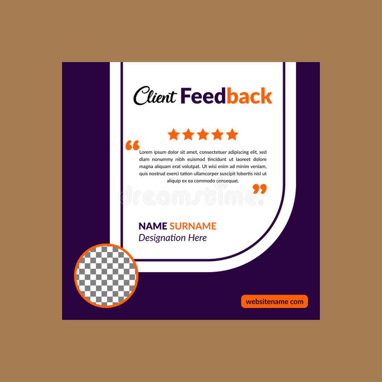 Modern Client Testimonial Design. Innovative Template Display for ...