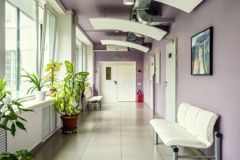 A modern clinic interior editorial image. Image of floor - 98355435
