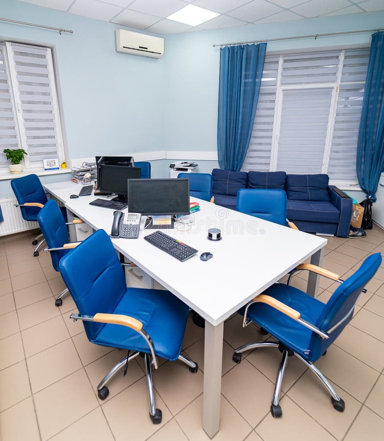 Modern Clinic Workers Room. Service Ward in Hospital Stock Photo ...