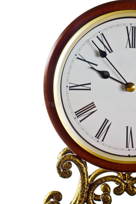 Modern clock face. stock image. Image of number, numerals - 23947031