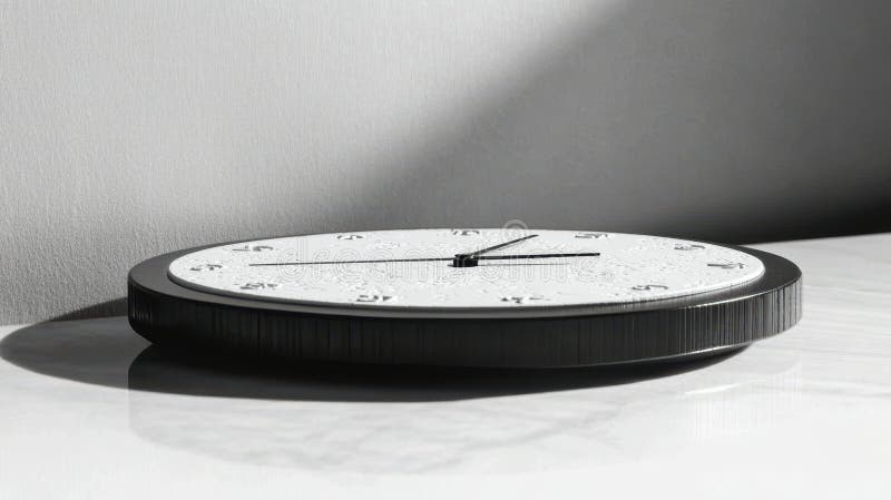 Modern Clock Face Showcasing Elegant Design and Timeless Craftsmanship ...