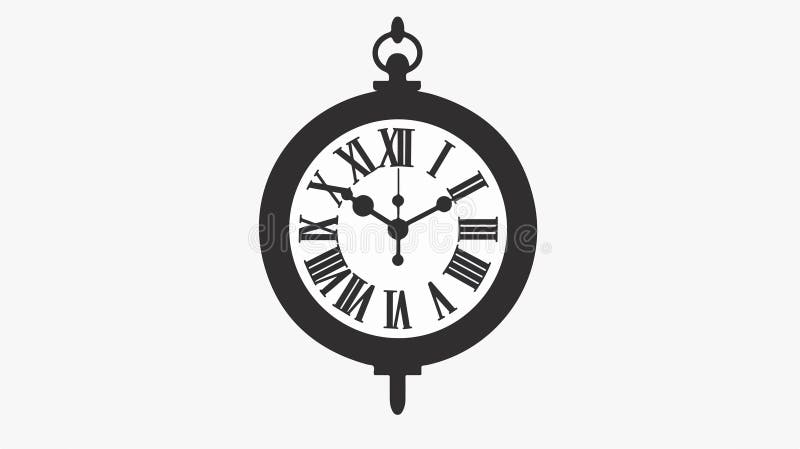 Modern Clock Icon for Web and UI Design Projects Stock Illustration ...