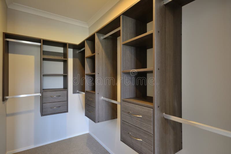 Walk-in closet stock image. Image of molding, interior - 8790335