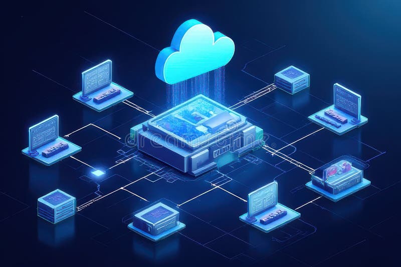 Modern Cloud Gaming Hosting Infrastructure for Enhanced Gameplay Stock ...