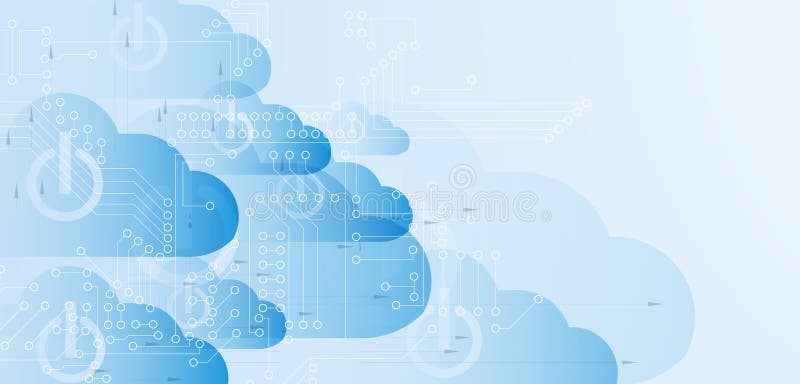Modern Cloud Technology. Integrated Digital Web Concept Stock Vector ...