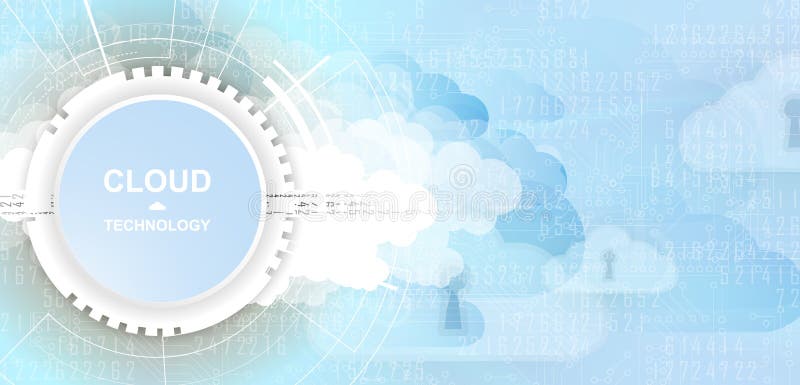 Modern Cloud Technology. Integrated Digital Web Concept Stock Vector ...