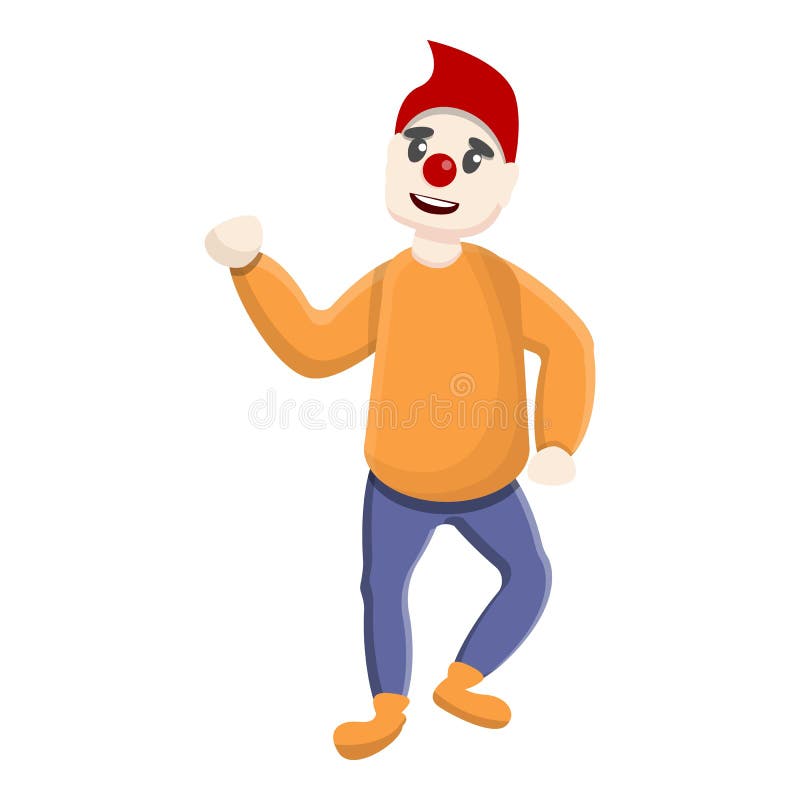 Modern Clown Icon, Cartoon Style Stock Vector - Illustration of comic ...