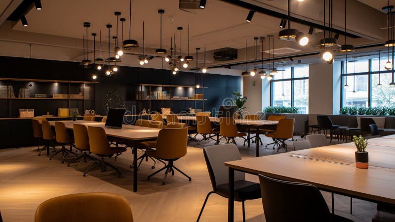 Modern Co-Working Space: Ergonomic, Collaborative, and Well-Equipped ...