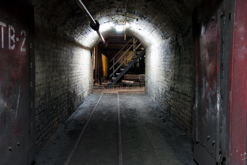 Modern coal mine stock image. Image of energy, corridor - 13135241