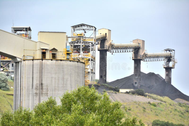 Modern Coal Mine Underground Stock Image - Image of black, coalmine ...
