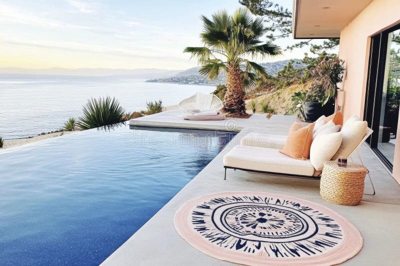 Modern Coastal Villa with Infinity Pool Overlooking Scenic Ocean View ...