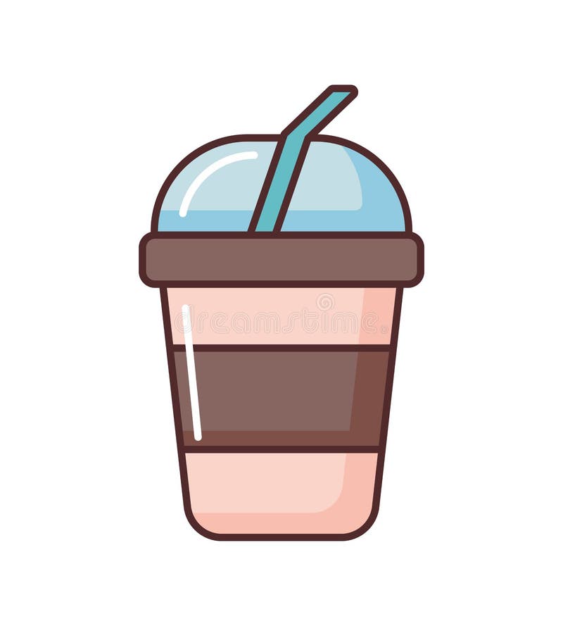 Modern coffee cup stock vector. Illustration of fresh - 224285202