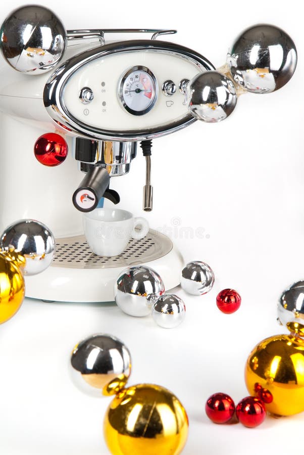 Christmas coffee stock photo. Image of glasses, isolated - 17408052