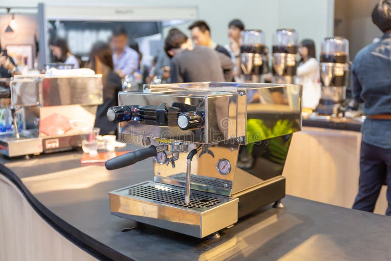 Coffee Shop Can Make Many Types of Coffee Stock Photo - Image of lungo ...