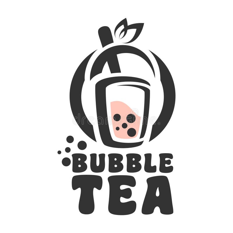 Modern Cold Bubble Tea Logo Stock Vector - Illustration of modern, vector: 358542443