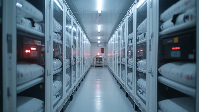 Modern Cold Storage Facility Ensuring Optimal Conditions for Perishable ...