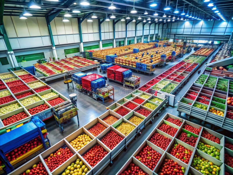 Modern Cold Storage Facility Optimizing Fruit Handling for Superior ...