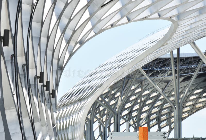 Modern coliseum building stock photo. Image of city, stadium - 24723214