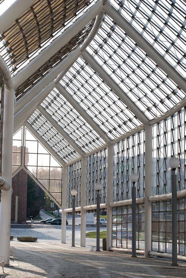 Modern Colonnade in Teplice, Czech Republic Stock Photo - Image of ...