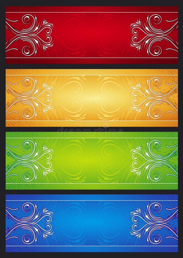 Modern Color Banners, Vector Stock Vector - Illustration of clipart ...
