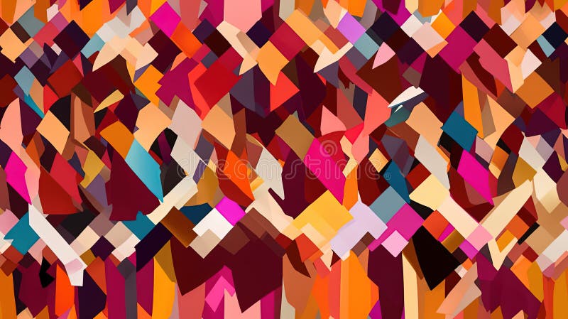 Vivit Color Fabric Pattern Design Stock Illustration - Illustration of ...