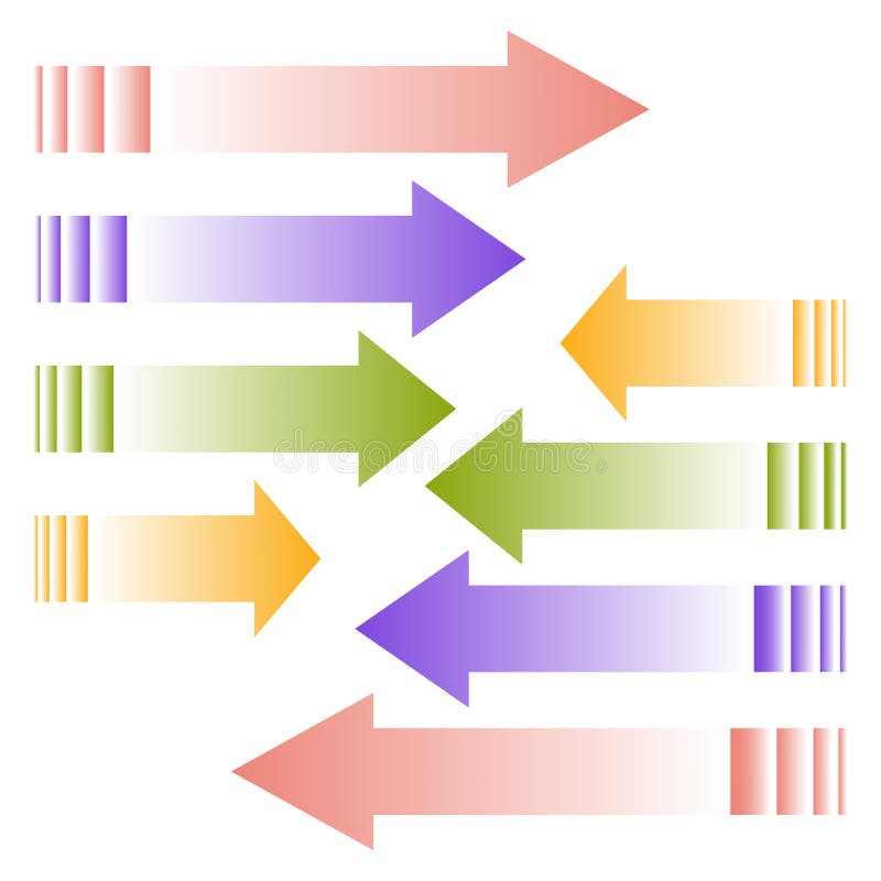 Modern Colored Arrows. Vector Illustration. Stock Image Stock Vector ...