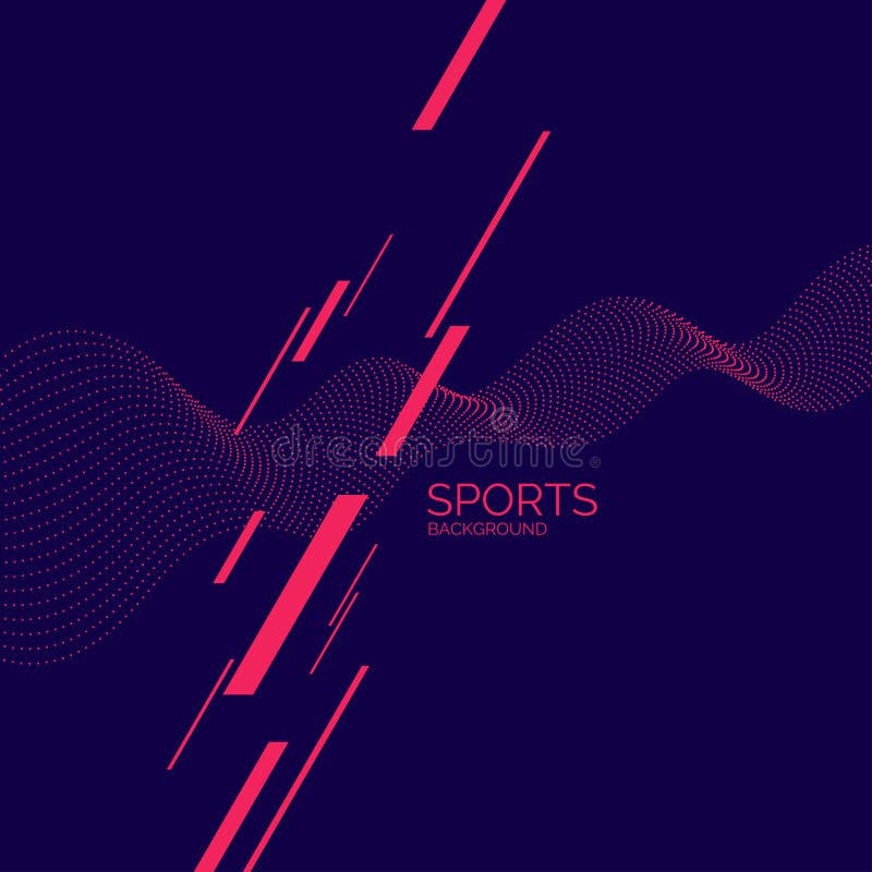 Modern Colored Poster for Sports. Vector Graphics Stock Vector ...